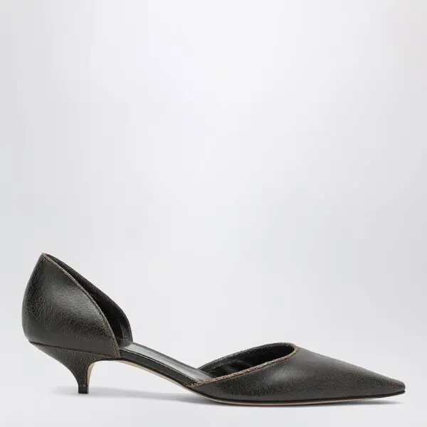 THE ROW Liisa D'orsay Pumps In Suede - Brown