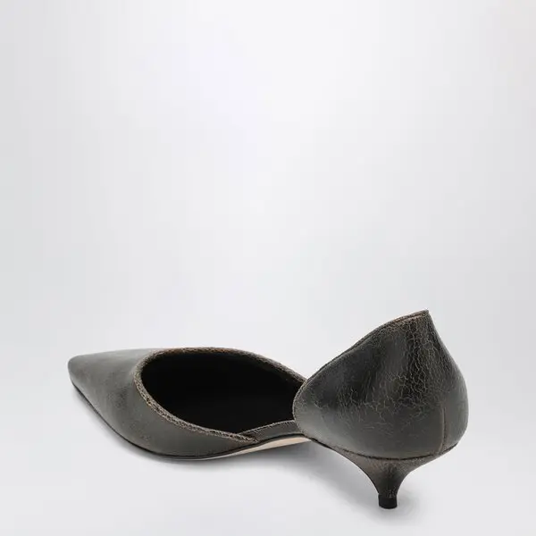 THE ROW Liisa D'orsay Pumps In Suede - Brown