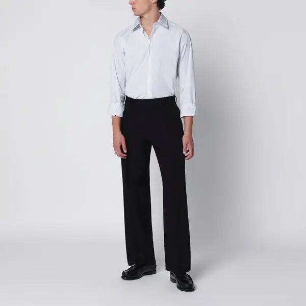 Dolce & Gabbana Double-collar Striped Shirt