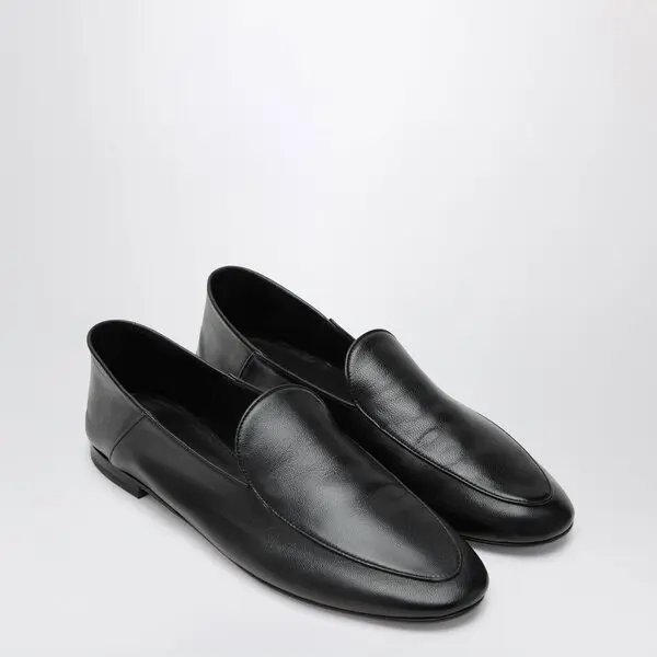 Dear Frances Nappa Leather Gio Loafers - Black