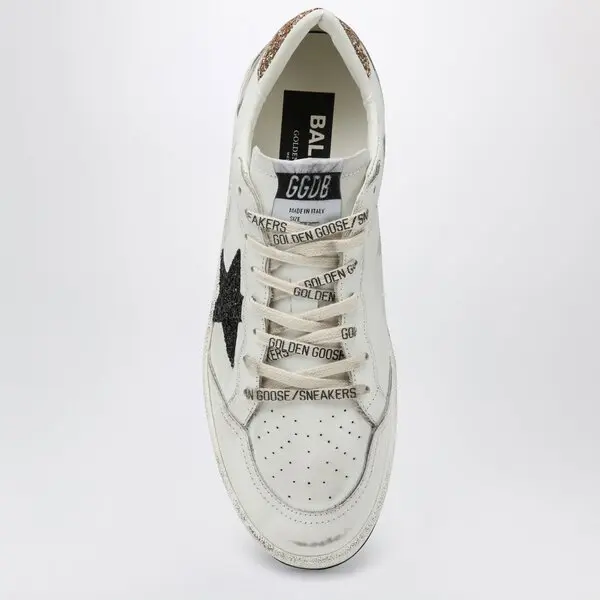 GOLDEN GOOSE Ball Star Sneakers With Glitter Accents