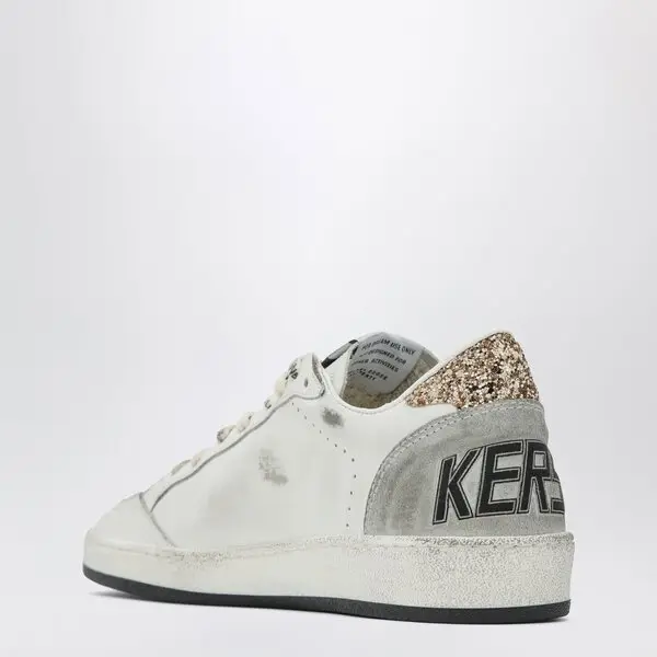 GOLDEN GOOSE Ball Star Sneakers With Glitter Accents