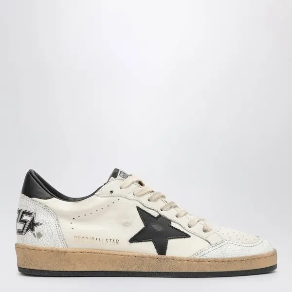 GOLDEN GOOSE Ball Star Leather Sneakers - White