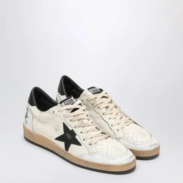 GOLDEN GOOSE Ball Star Leather Sneakers - White