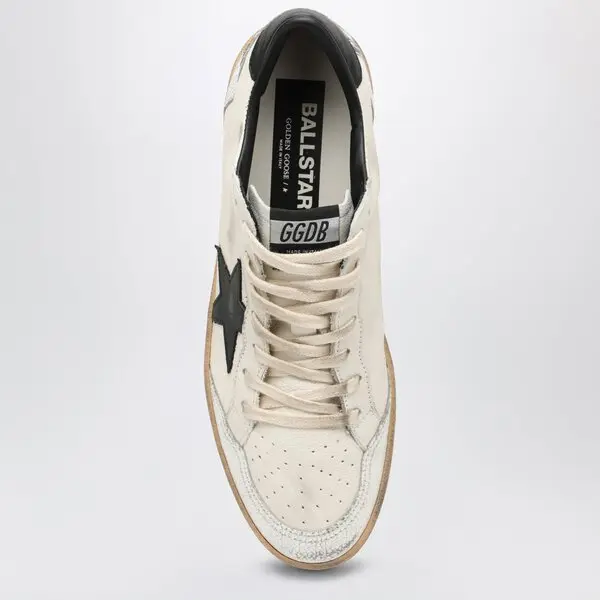 GOLDEN GOOSE Ball Star Leather Sneakers - White