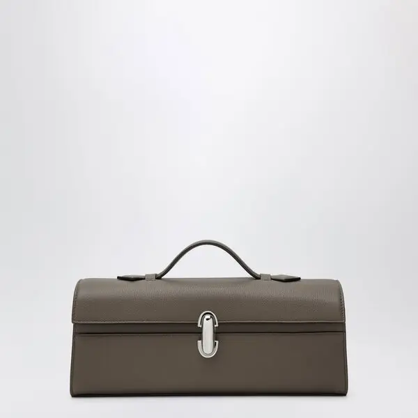 Savette Slim Symmetry Pouch In Calf Leather