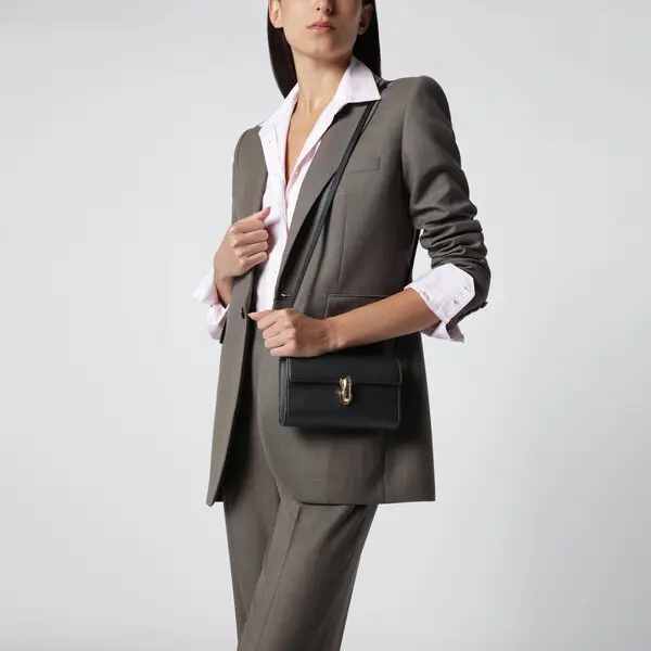 Savette Symmetry Mini Crossbody Bag In Leather