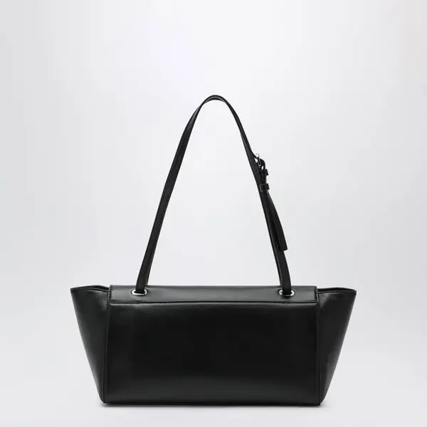 Savette Symmetry Trapeze Bag In Leather - Black