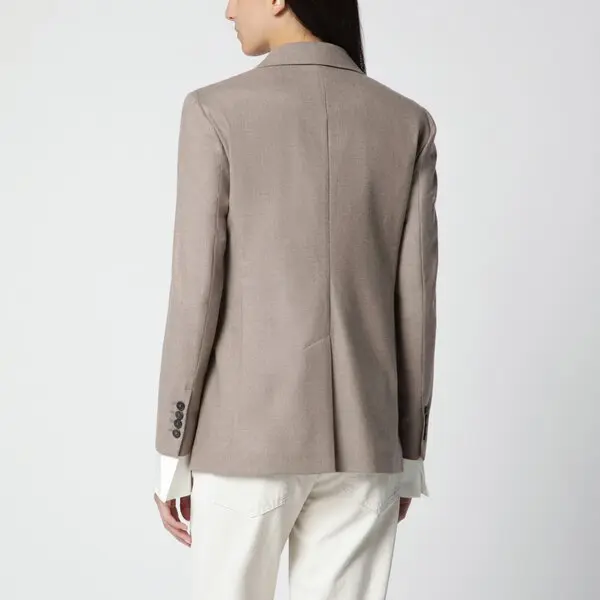 Max Mara Single-breasted Jacket In Cashmere Foulard