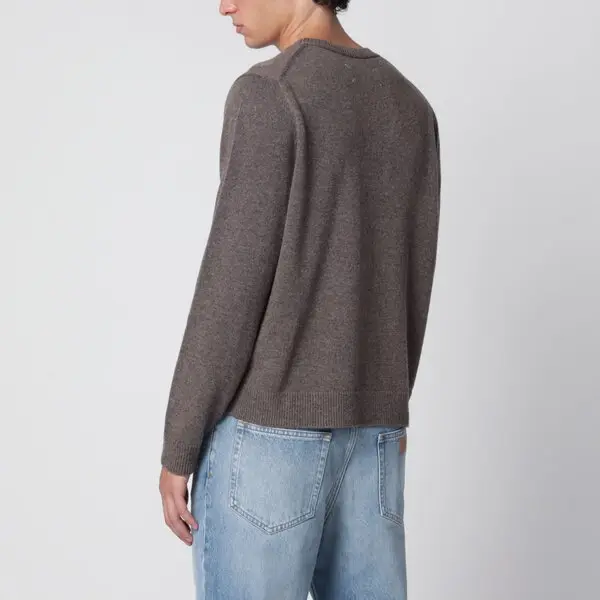 MAISON MARGIELA Lambswool Crewneck Sweater - Beige