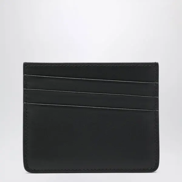 MAISON MARGIELA Four Stitches Card Holder In Calf Leather - Black