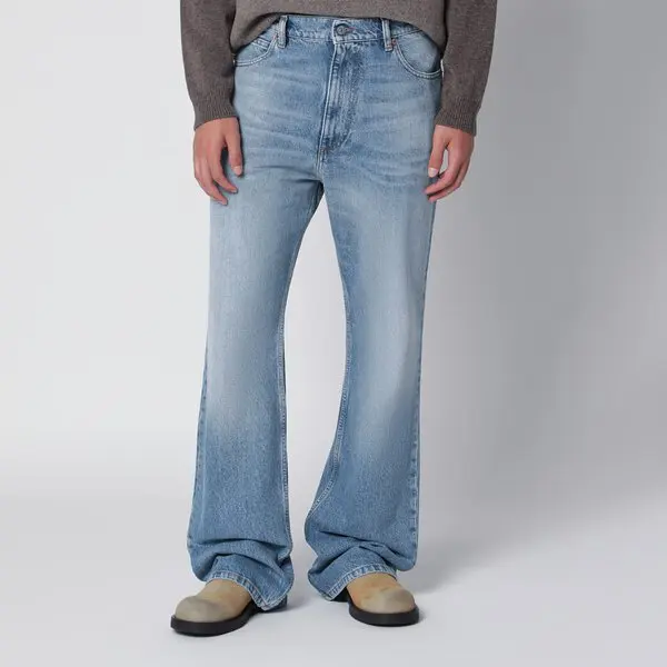 MAISON MARGIELA Bootcut Jeans In Light Washed Denim