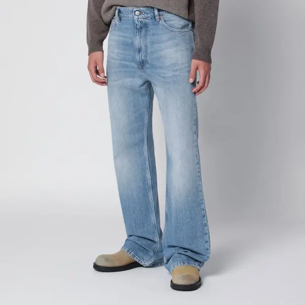 MAISON MARGIELA Bootcut Jeans In Light Washed Denim