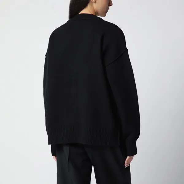 AMI Paris Merino Wool De Coeur Cardigan