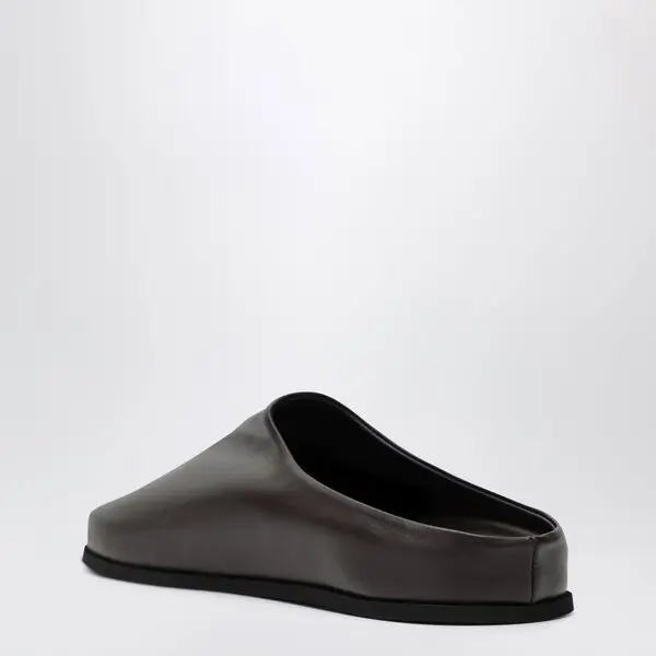 Dear Frances Leather Vico Mules - Brown