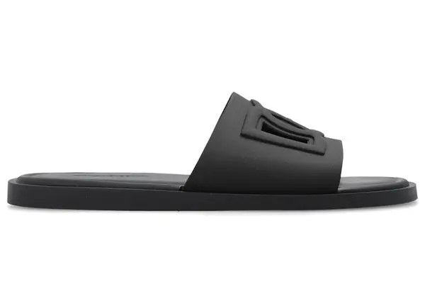 Dolce & Gabbana Dg Logo Slide - Black