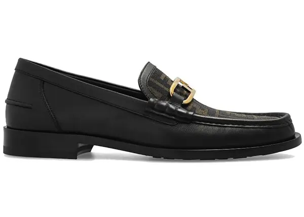 Fendi Lock Loafer - Black