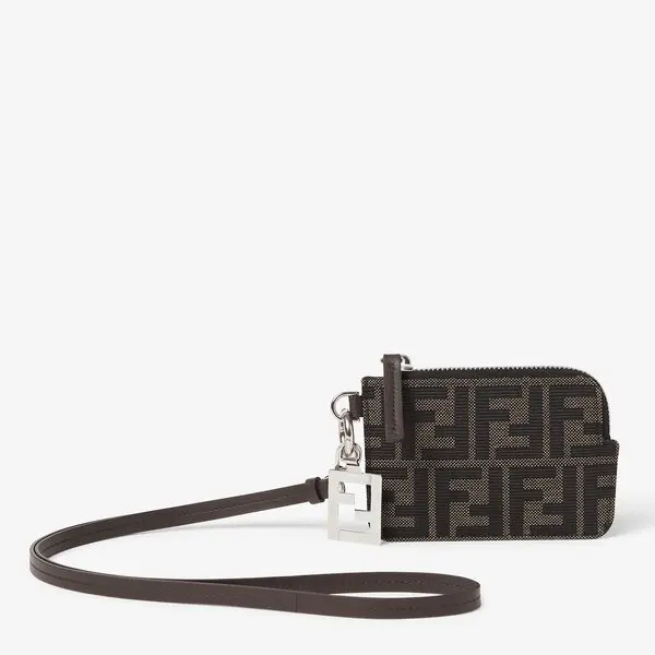 Fendi Ff Jacquard Card Holder