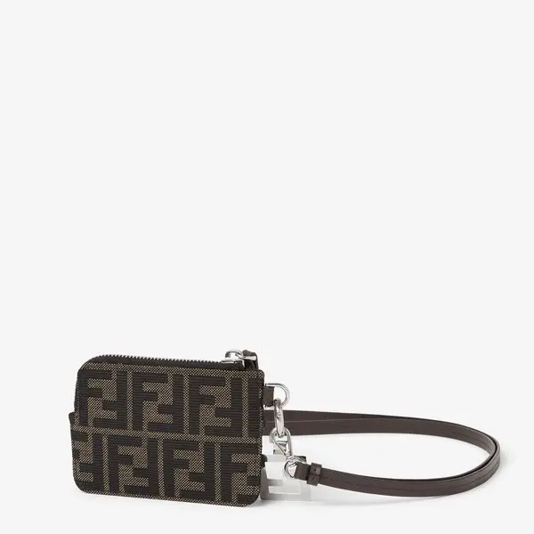 Fendi Ff Jacquard Card Holder