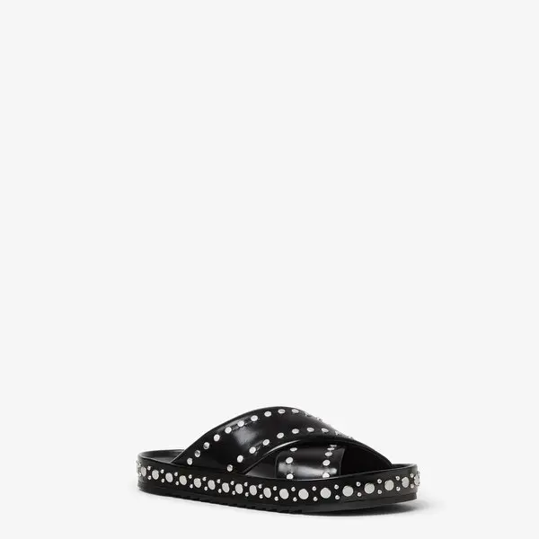 Fendi Double Band Slides