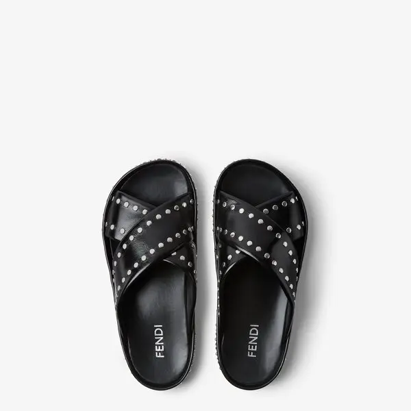 Fendi Double Band Slides