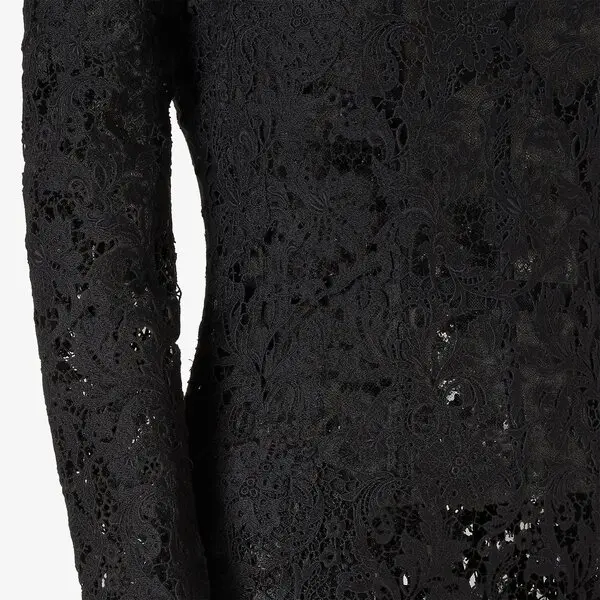 Fendi Macramé Lace Bustier Dress