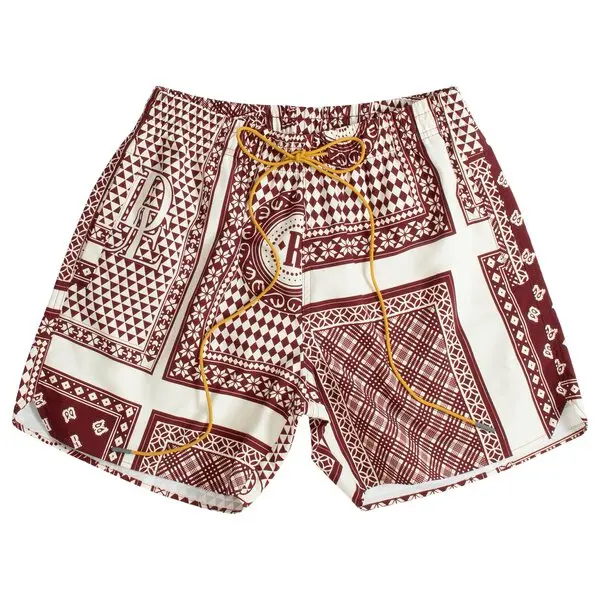 Rhude Card Print Swim Trunks
