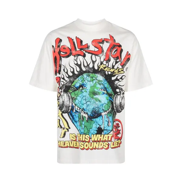 HELLSTAR Heaven On Earth" Graphic T-shirt