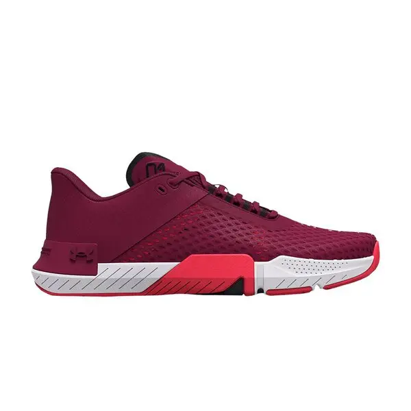 Under Armour Tribase Reign 4 Athletic Sneakers - Red
