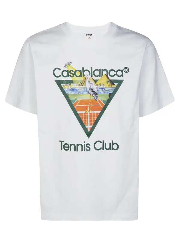 Casablanca 100% Organic Cotton T-shirt - Bianco
