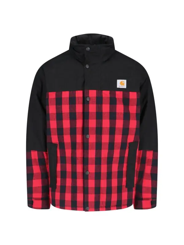 Junya Watanabe Cotton Plaid Shirt Jacket - Black