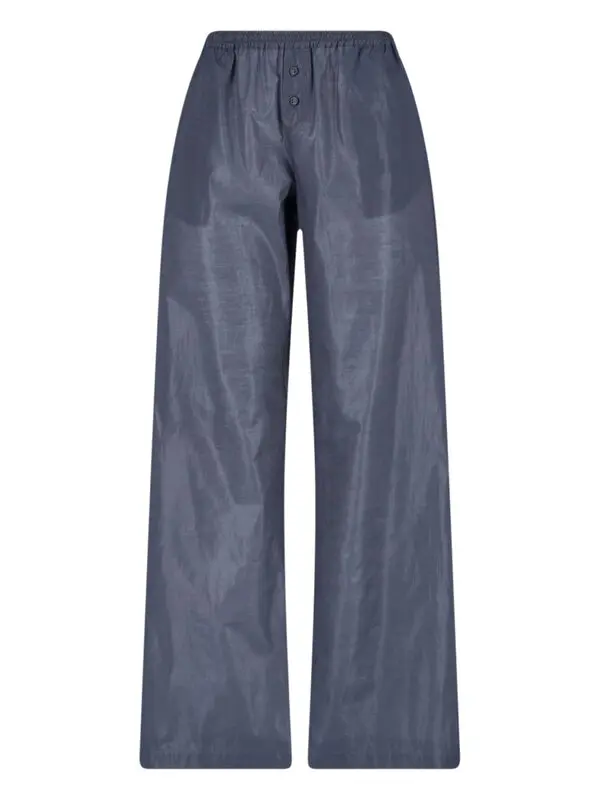 Paloma Wool Organic Cotton Straight-leg Trousers - Blue