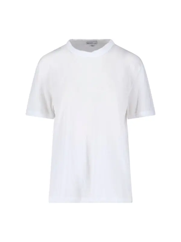 JAMES PERSE Lightweight Cotton Crewneck T-shirt - White