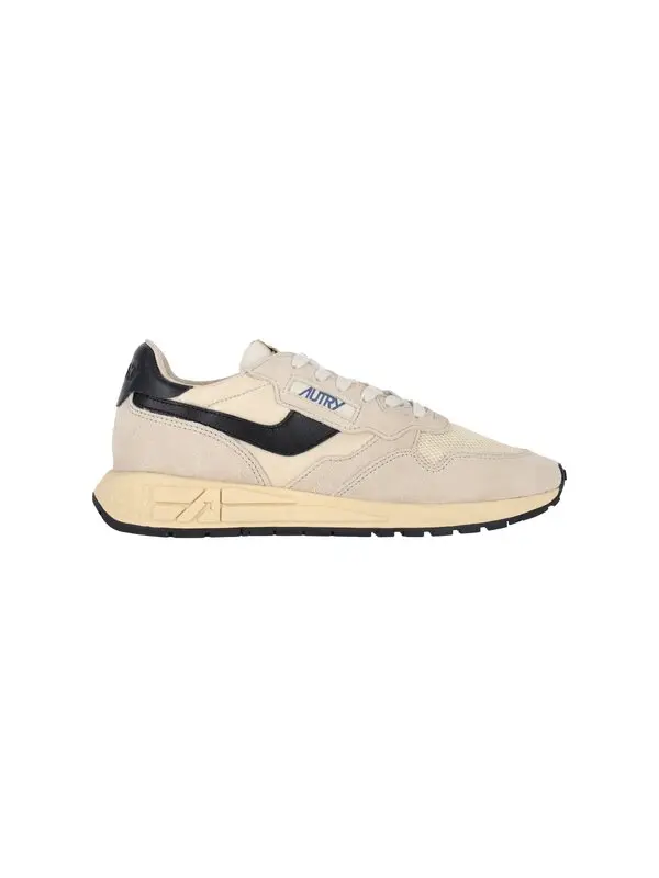 AUTRY Suede & Nylon Low-top Sneakers