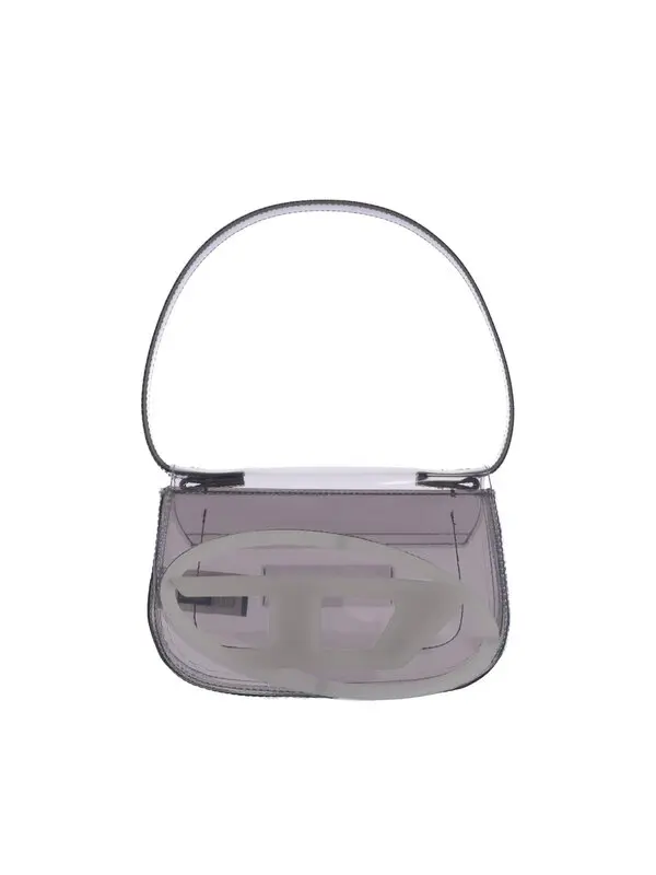 DIESEL® Thermoplastic Polyurethane And Leather Shoulder Bag - Grey