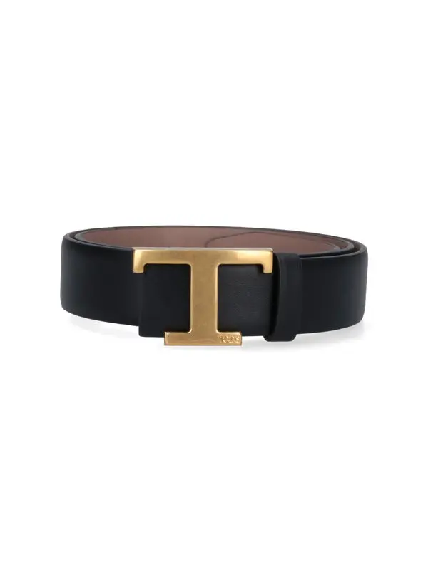 TOD`S Calf Leather Belt For