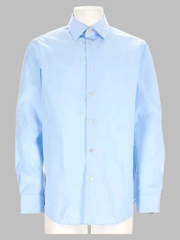 Paul Smith Cotton Button-down Dress Shirt - Blue