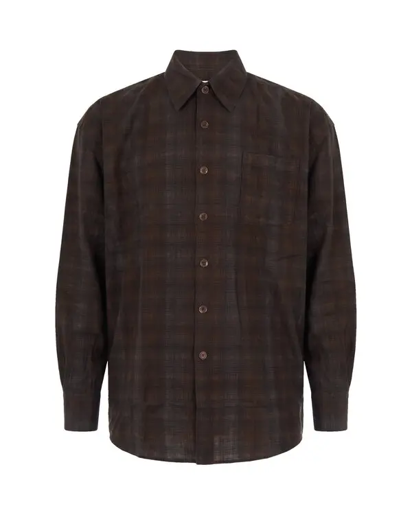 Our Legacy Plaid Button-up Shirt - More Check Print