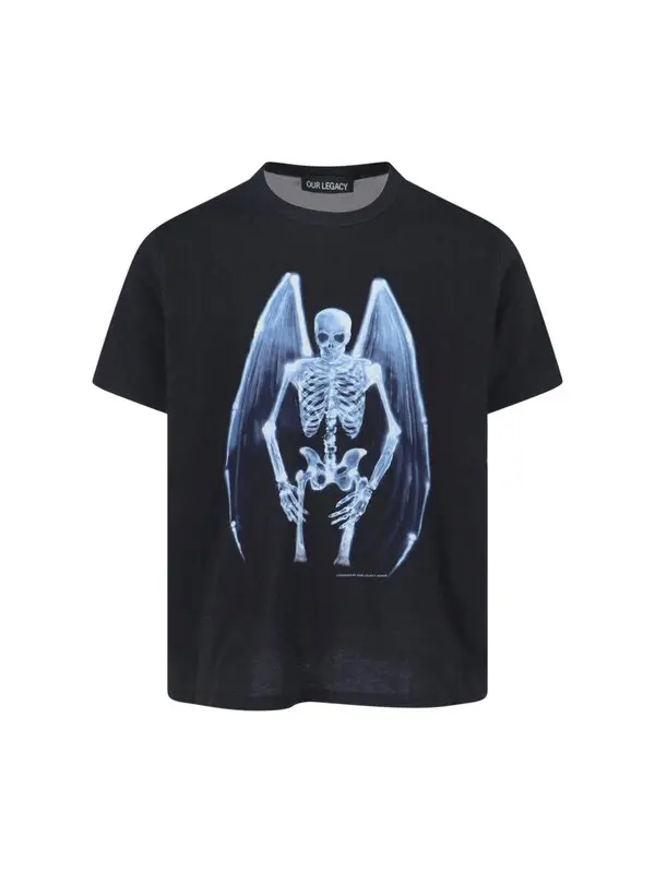 Our Legacy Angel Print 100% Cotton T-shirt - Multicolour