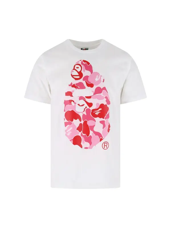 A BATHING APE Graphic Print Crewneck T-shirt