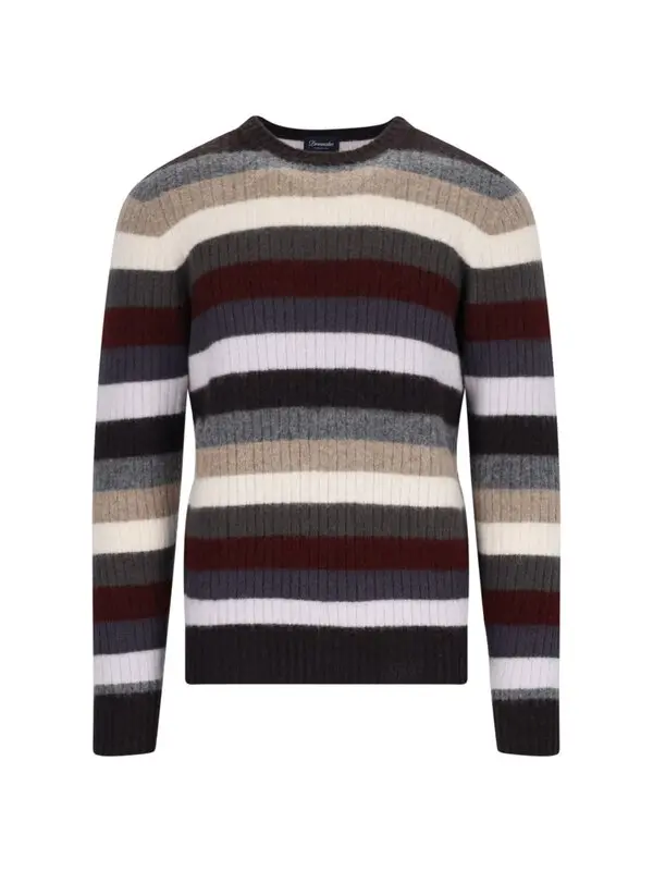 DRUMOHR Striped Crewneck Sweater - Multicolour