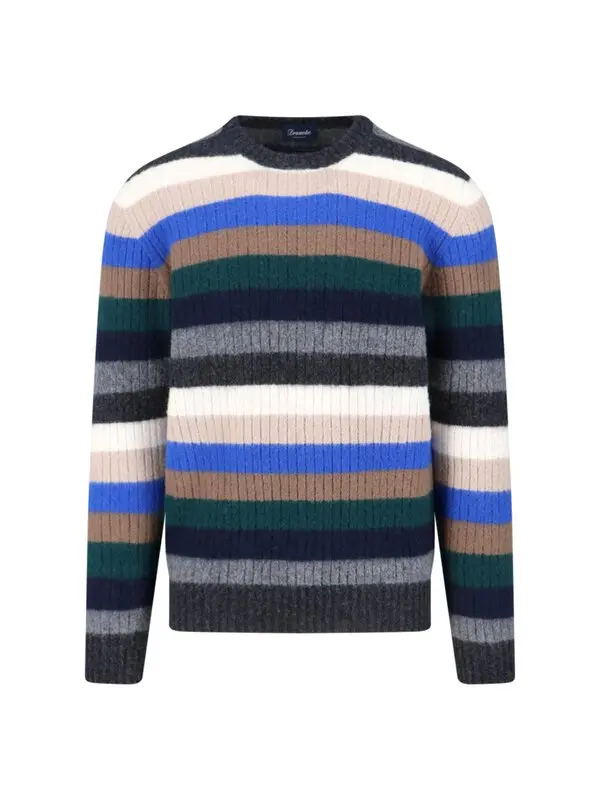 DRUMOHR Striped Crewneck Sweater - Multicolour