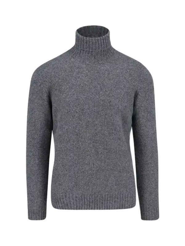 DRUMOHR 100% Lambswool Sweater - Grey