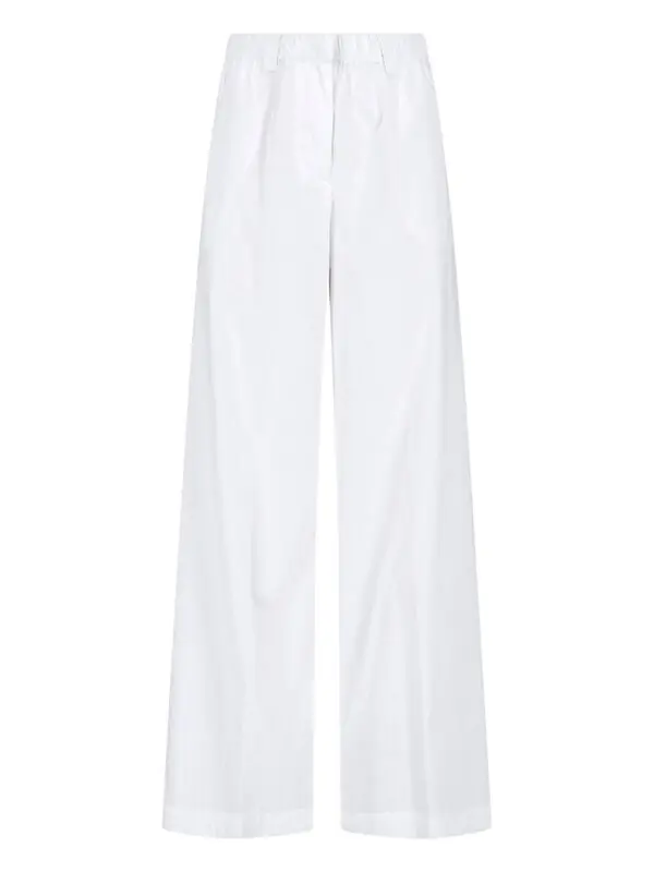 Aspesi Lightweight Cotton-blend Trousers - White