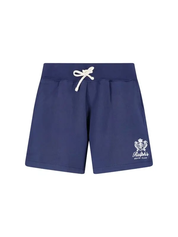 Polo Ralph Lauren Logo Graphic Drawstring Shorts