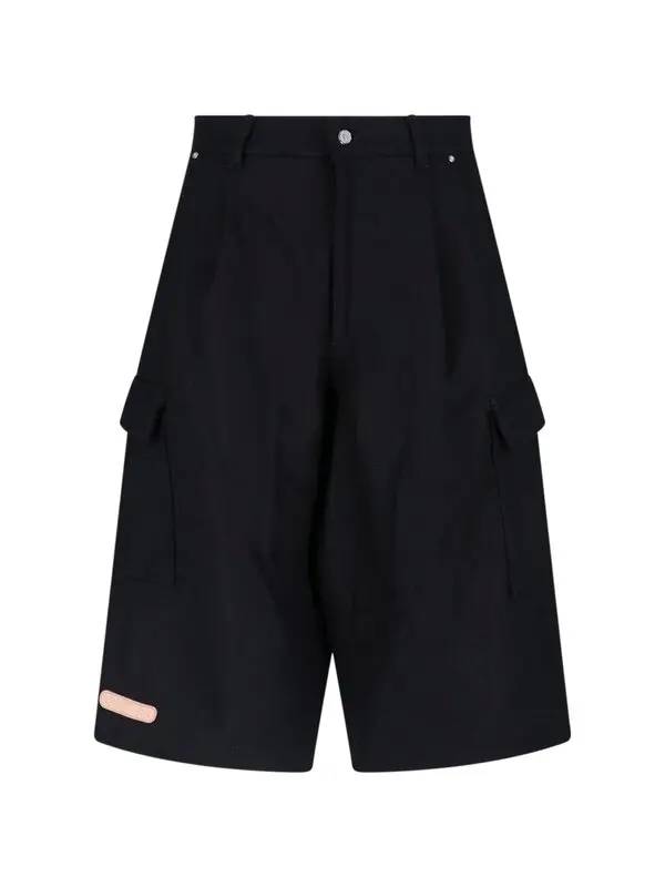 PDF Wide-leg Cargo Shorts