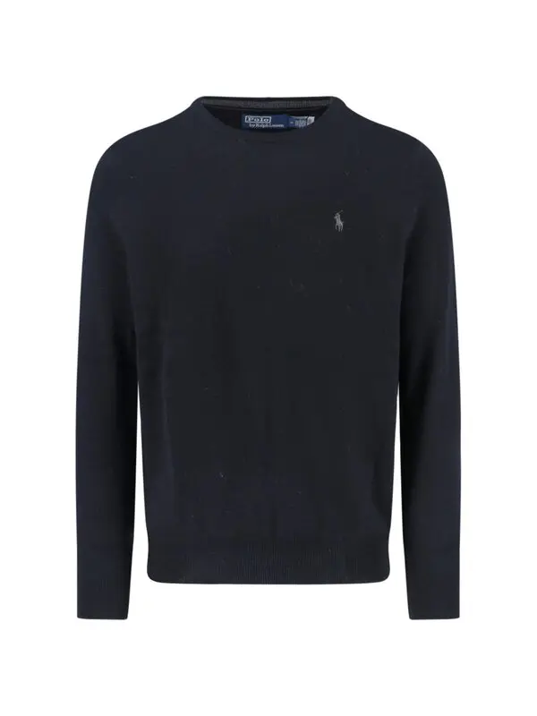 Polo Ralph Lauren Fair Isle" High Neck Wool Sweater - Black