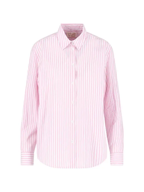 MC2 SAINT BARTH 100% Cotton Button-front Shirt