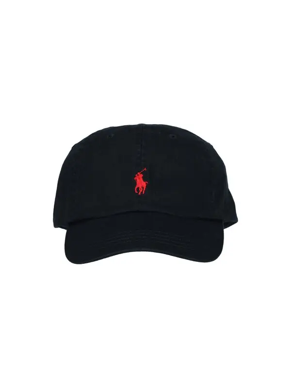 Polo Ralph Lauren 100% Cotton Baseball Cap - Black