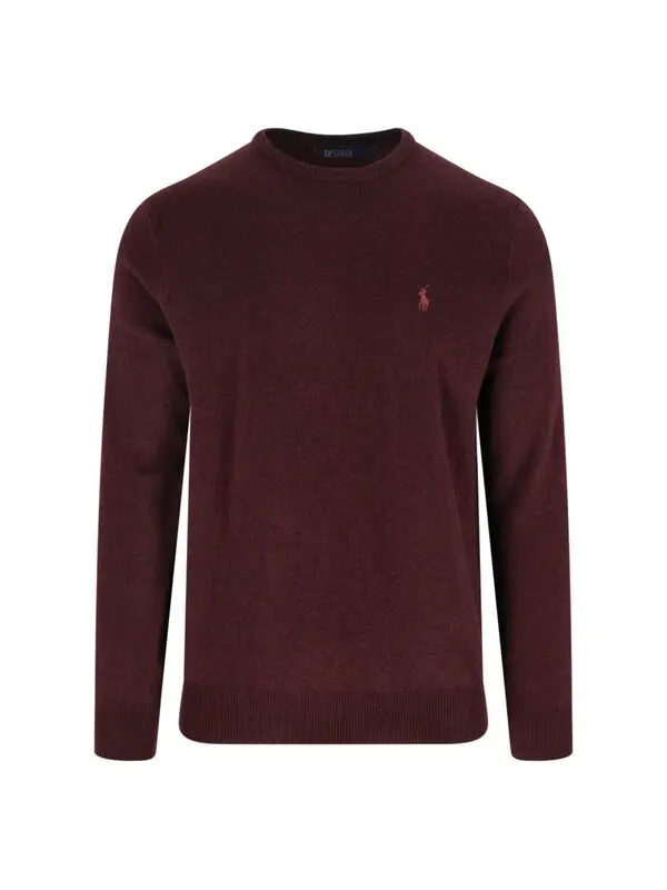 Polo Ralph Lauren 100% Wool Crew Neck Sweater - Red